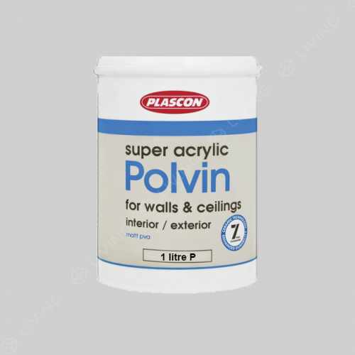 Краска Plascon SUPER ACRYLIC POLVIN цвет Silver арт.DC-13-38 от LIVING