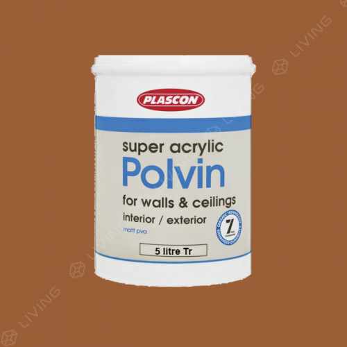 Краска Plascon SUPER ACRYLIC POLVIN цвет Brown Suede арт.O7-D1-1 от LIVING