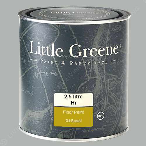 Краска Little Greene Floor Paint цвет Bone China Blue Deep №184 от LIVING