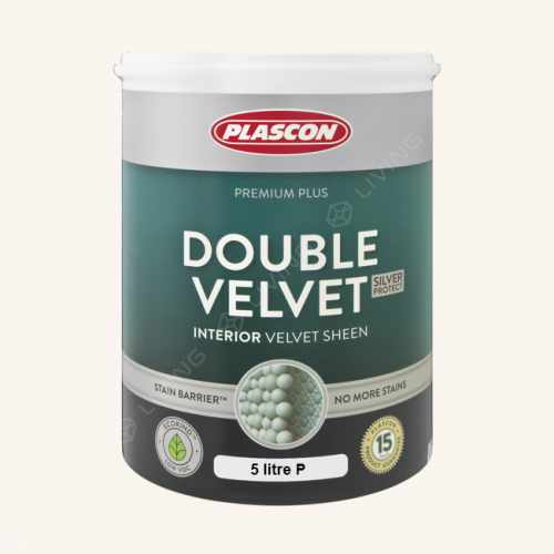 Краска Plascon DOUBLE VELVET цвет Silver Bird арт.DC-1-2 от LIVING